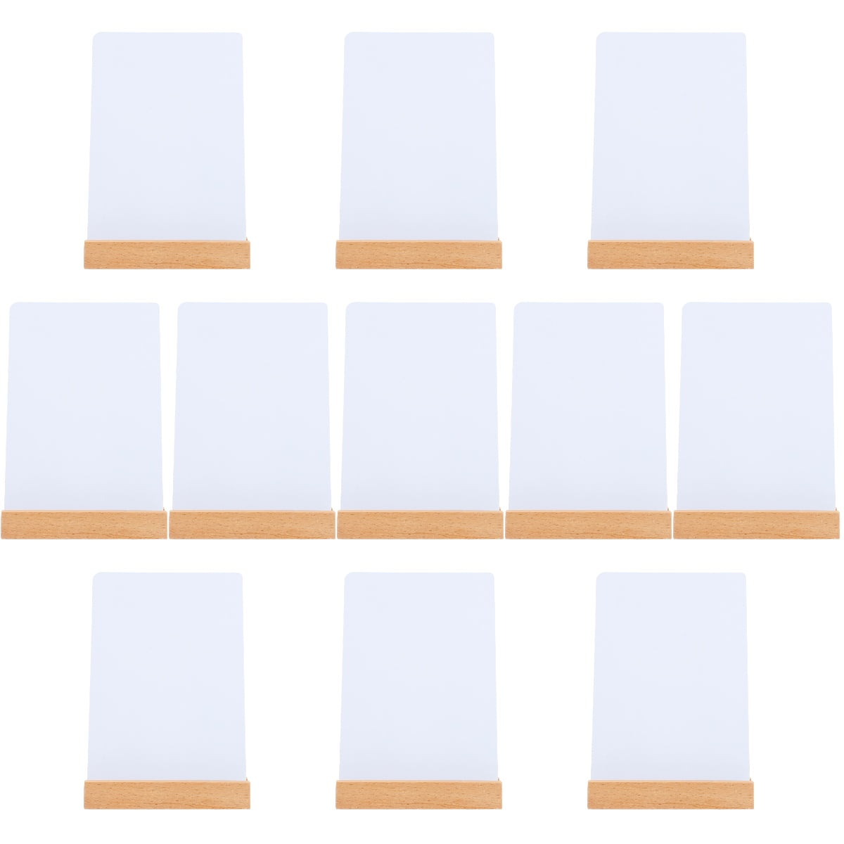 HOMEMAXS 11pcs Reusable Chalk Board Small Chalkboard Sign Message Board ...