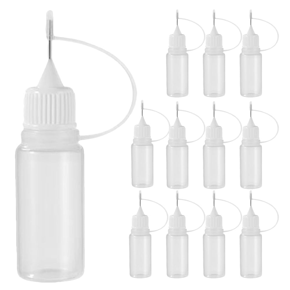 HOMEMAXS 12 PCS Liquid Applicator Filler Pinhole Addition Bottle Fine ...
