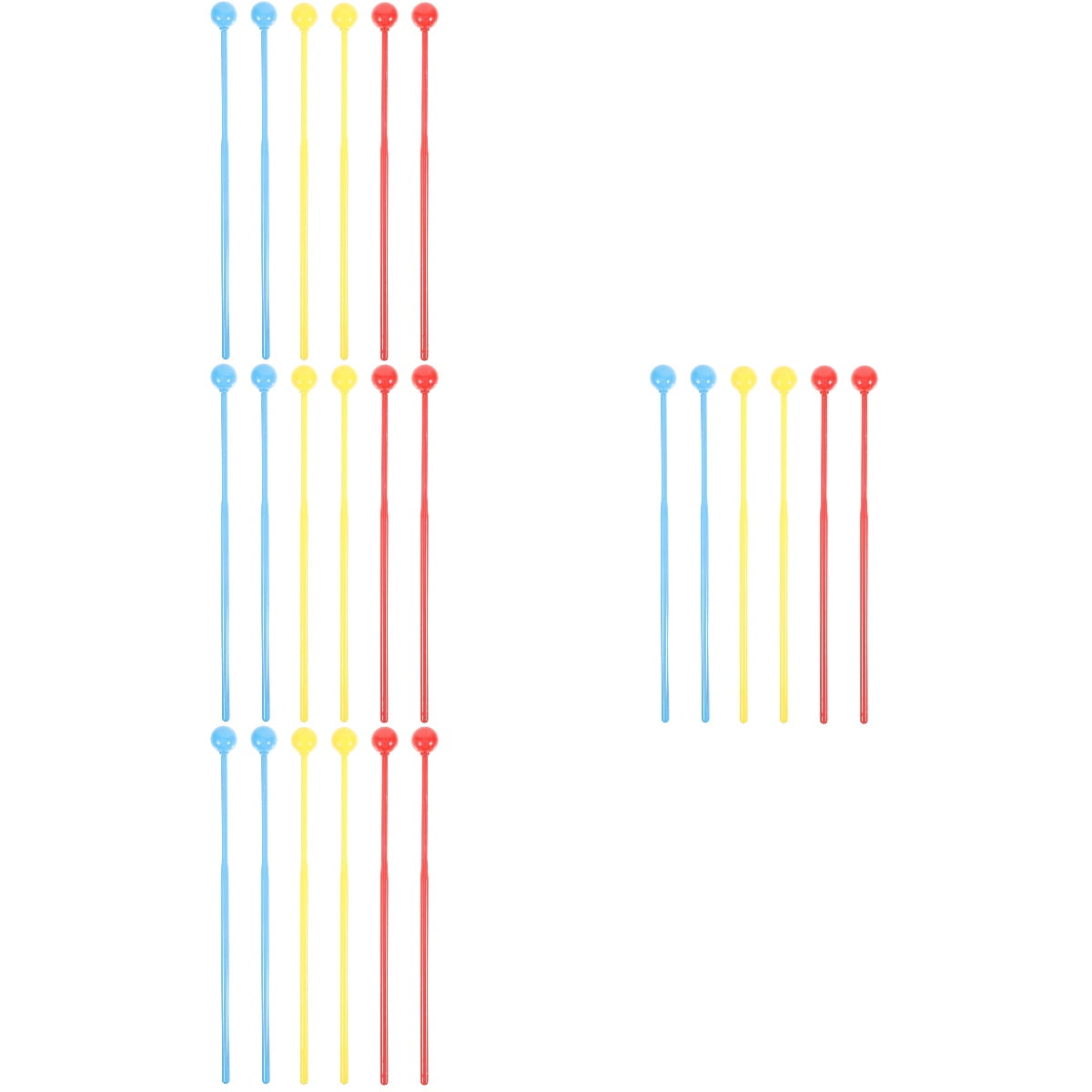 HOMEMAXS 12 Pairs Percussion Instrument Mallets Marimba Sticks Marimba ...