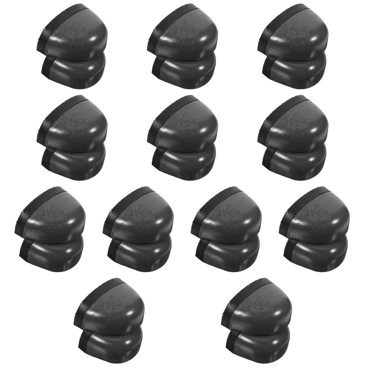 HOMEMAXS 12 Pairs of Safety Shoe Head Steel Covers Workshop Shoes Toe ...