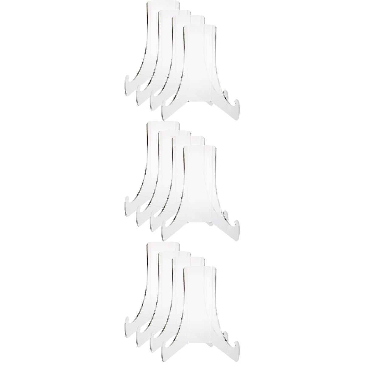 HOMEMAXS 12 Pcs Acrylic Easels Holder Display Stand for Weddings ...