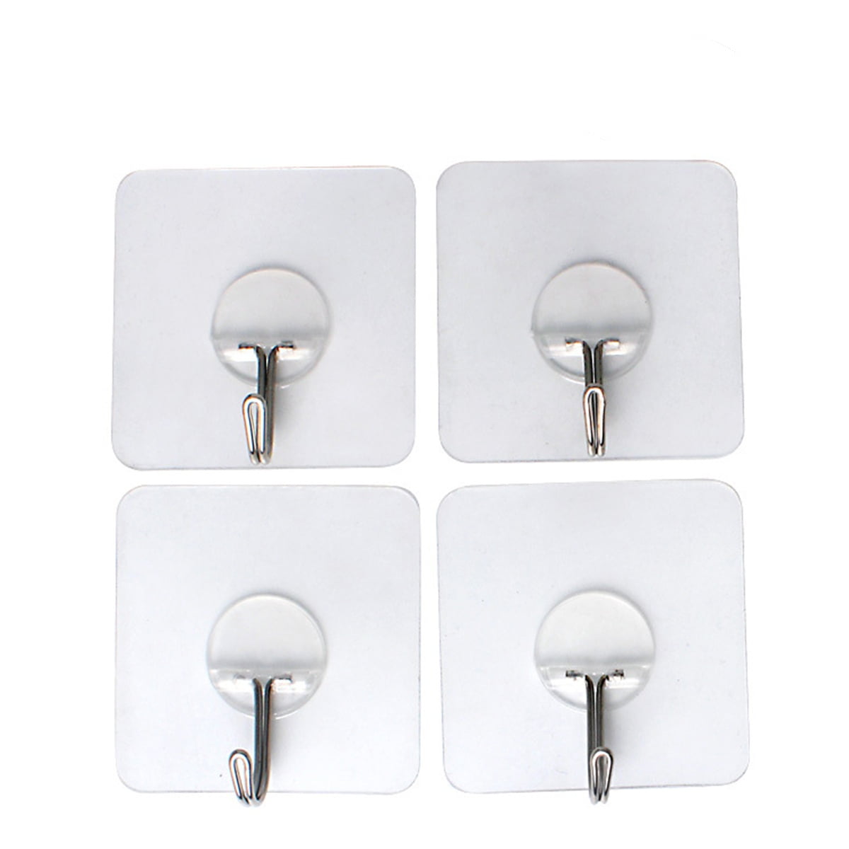 HOMEMAXS 12 Pcs Adhesive Hooks For Hanging,Wall Hangers Without Nails ...