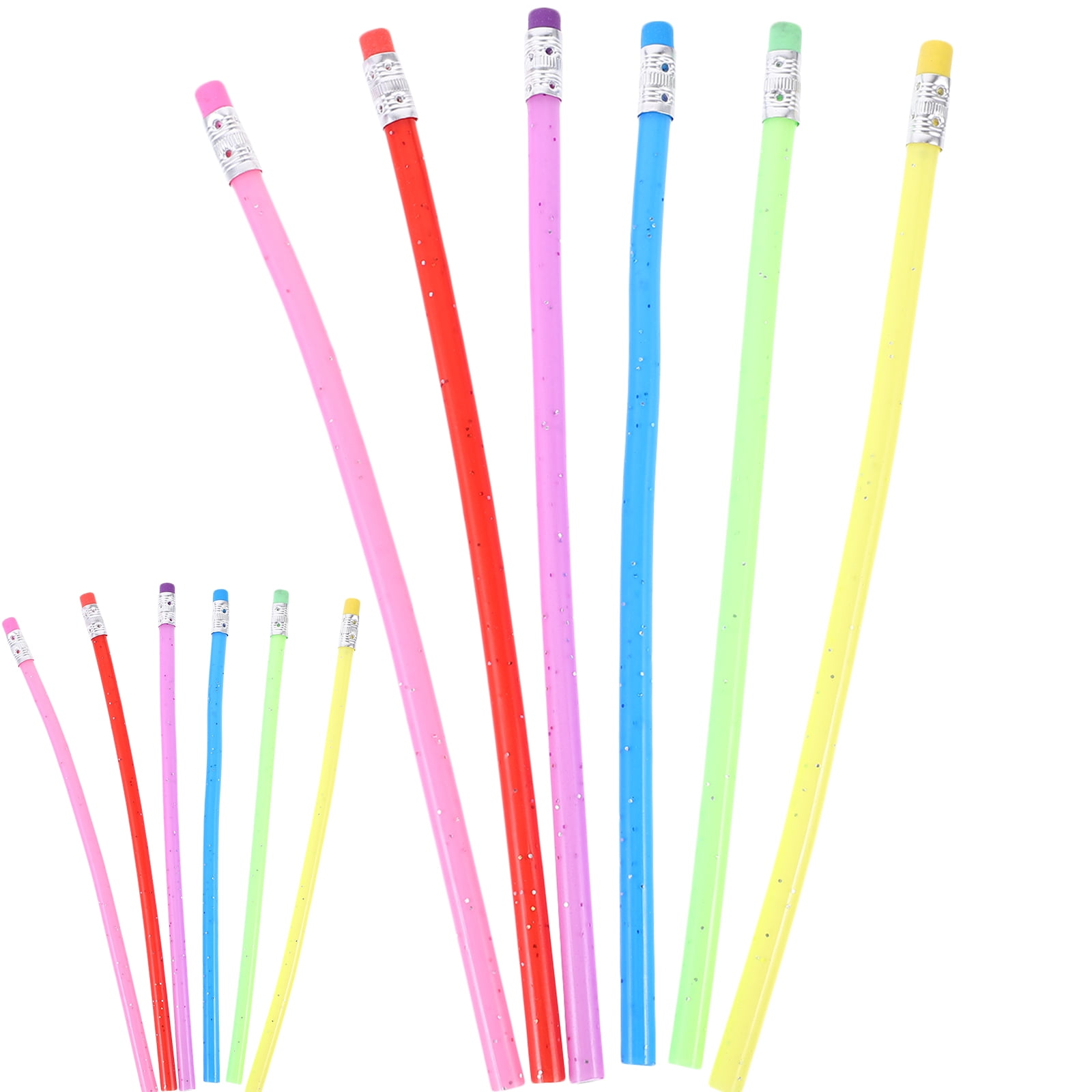 12 Pcs Bendable Pencils Pet Pad Blanket Eraser Pencil 18.00X0.60X0.60CM ...