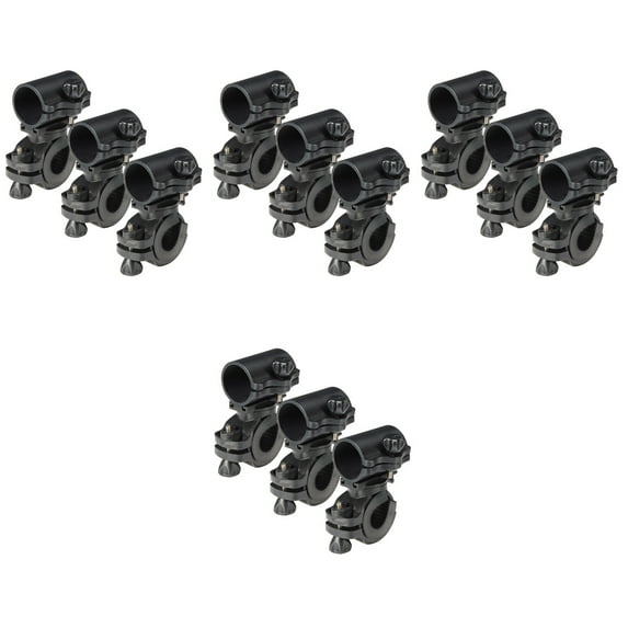 HOMEMAXS 12 Pcs Bike Flashlight Rack Universal Cycling Flashlight Stand ...