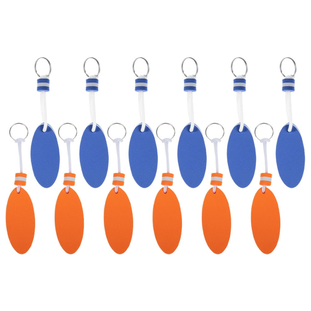 HOMEMAXS 12 Pcs Boat Key Holder Floats Keychains Boating Lightweight ...