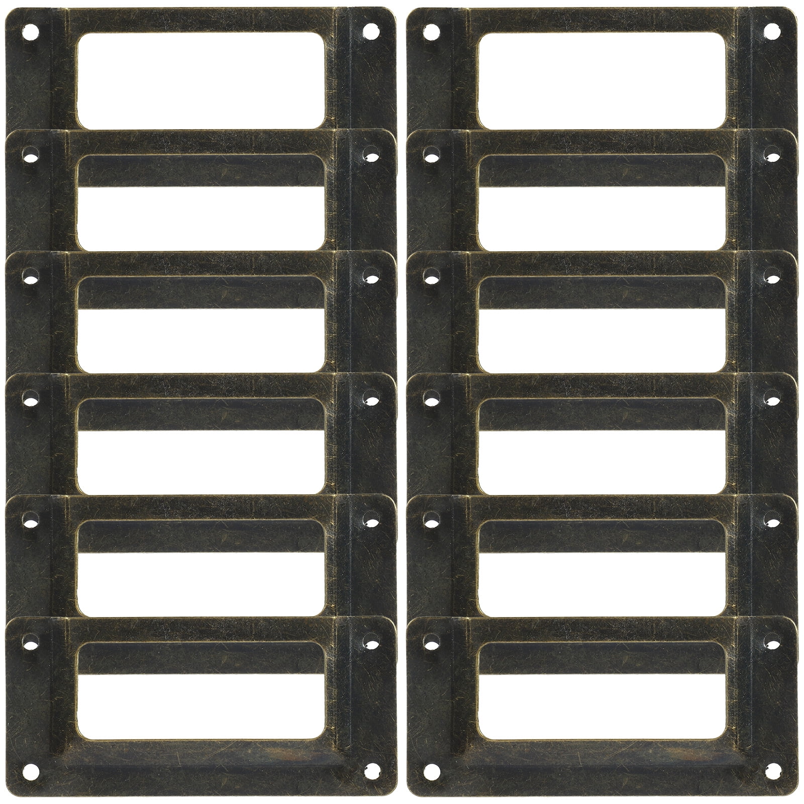 HOMEMAXS 12Pcs Label Frame Card Holders for Drawer Retro Cupboard File ...