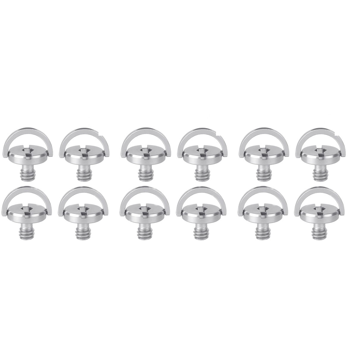 12 Pcs Camera Handle Quick Release Screws D Buckle Eyebolt Iron Plated ...