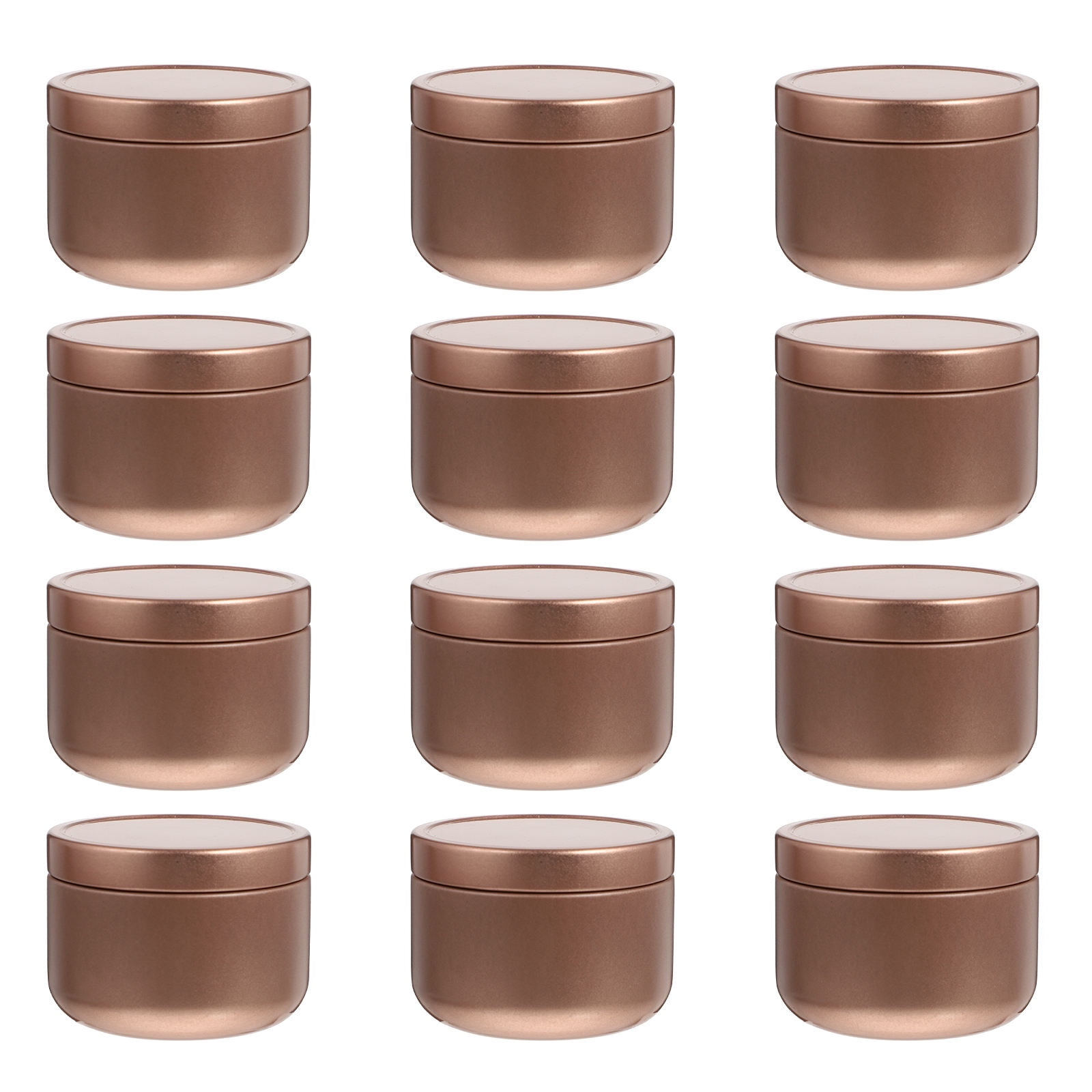 12 Pcs Candle Balm Empty Jars Tins Storage Candles - Walmart.com
