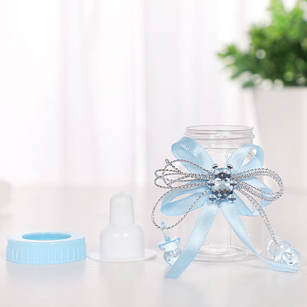 HOMEMAXS 12 Pcs Candy Box Infant Bottles Baby Shower Favors Child Blue ...