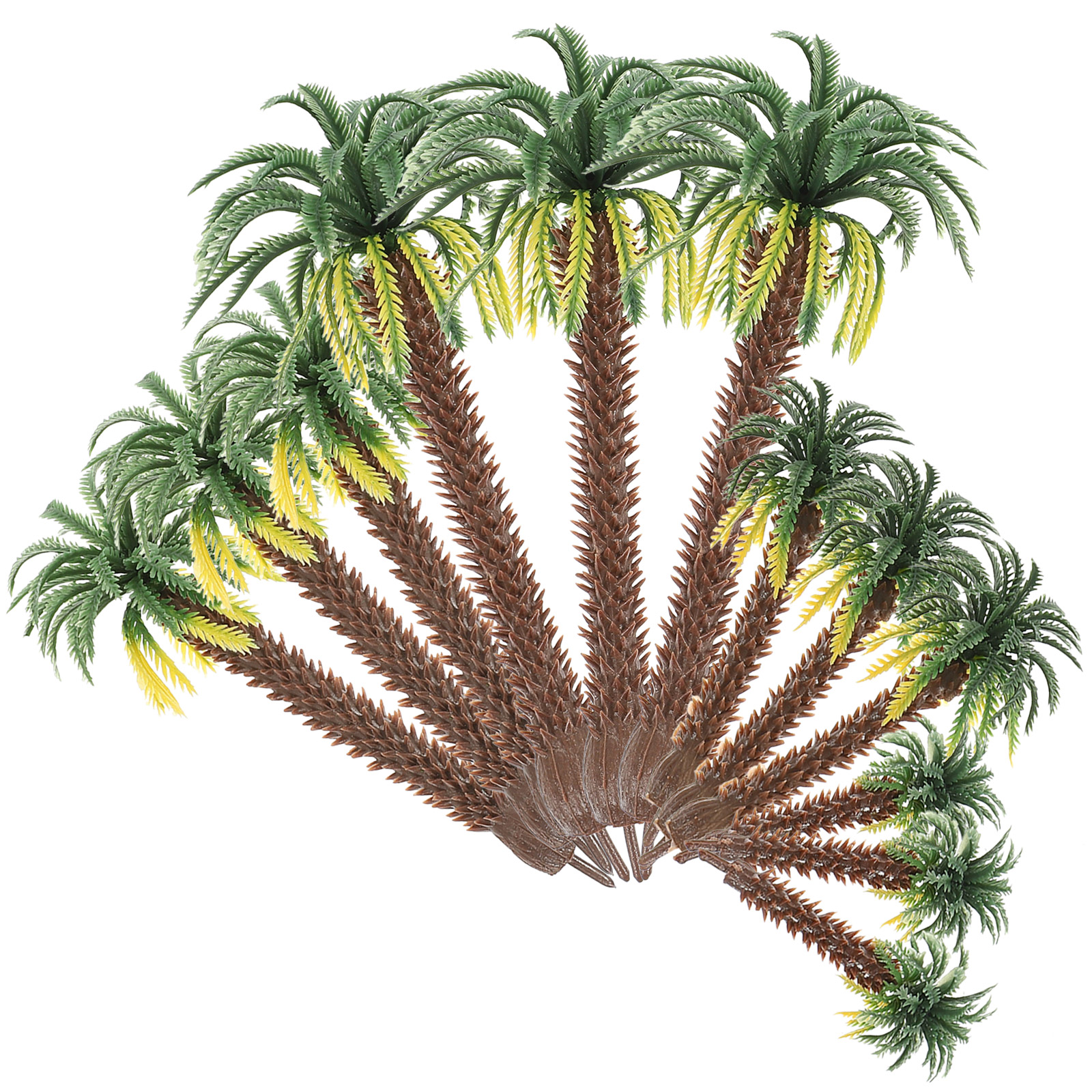 HOMEMAXS 12 Pcs Decor Artificial Coconut Tree Miniature Models for ...
