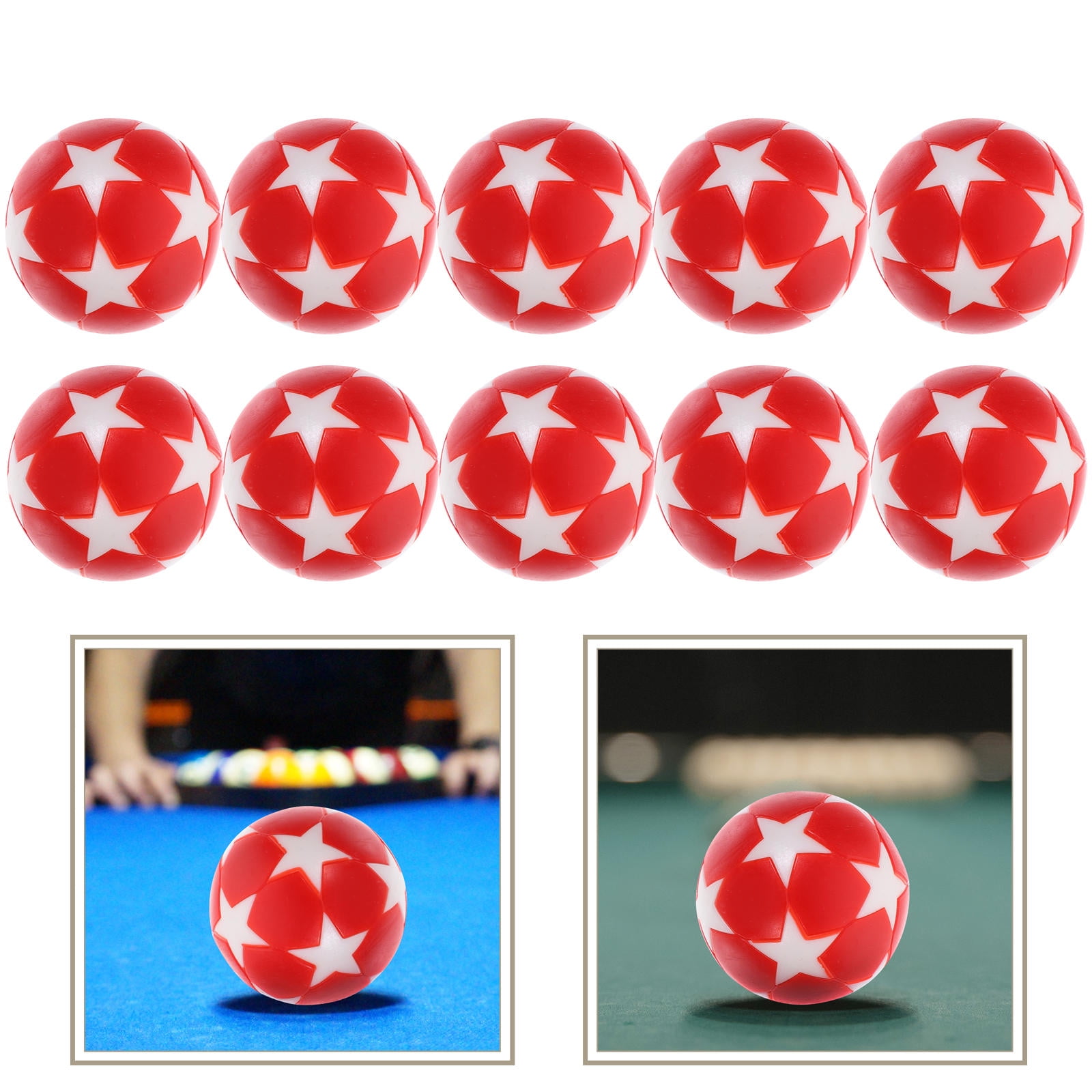 VERDANVERSE table game supplies Soccer Balls ABS Plastic 12Pcs ...