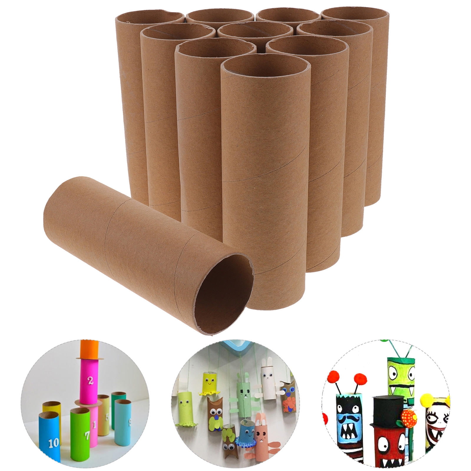 HOMEMAXS 12 Pcs Empty Toilet Paper Rolls Tubes for Kids Crafts Child ...