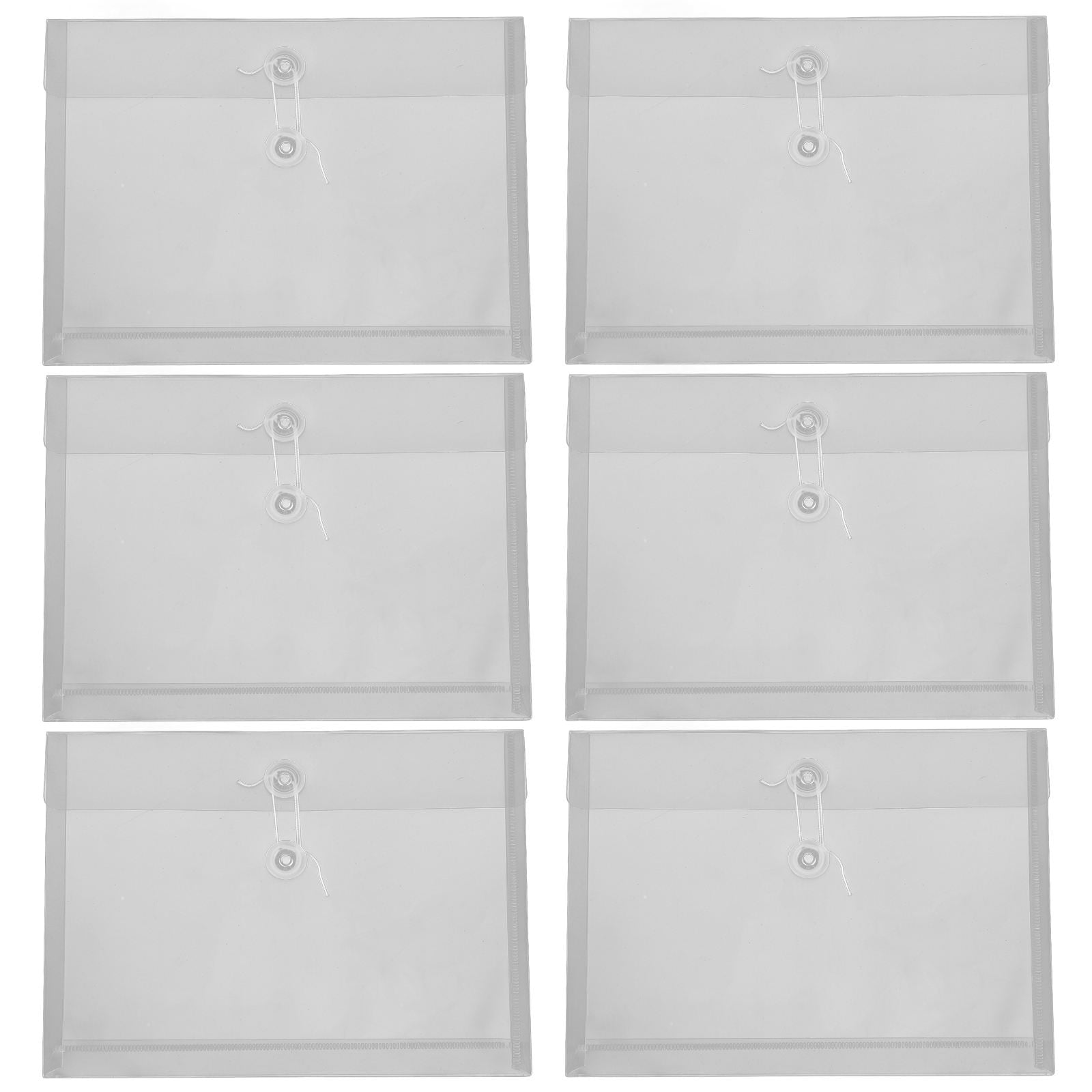 HOMEMAXS 12 Pcs Envelope Folder Organizers Clear Bag Various ...