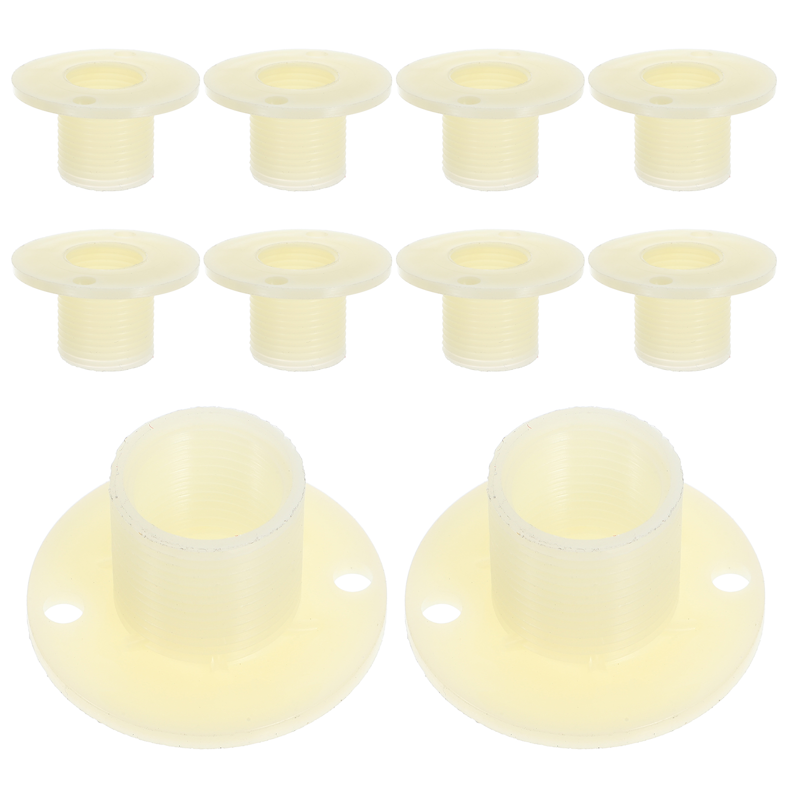 HOMEMAXS 12 Pcs Flange Conversion Device Plastic Pipe Interface Bins ...