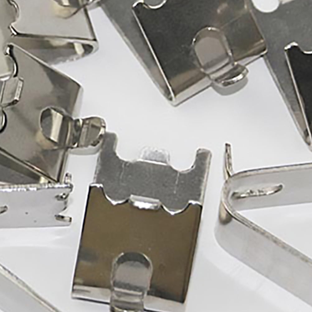 HOMEMAXS 12 Pcs Fridge Shelf Supports Freezer Clips Refrigerator Silver ...