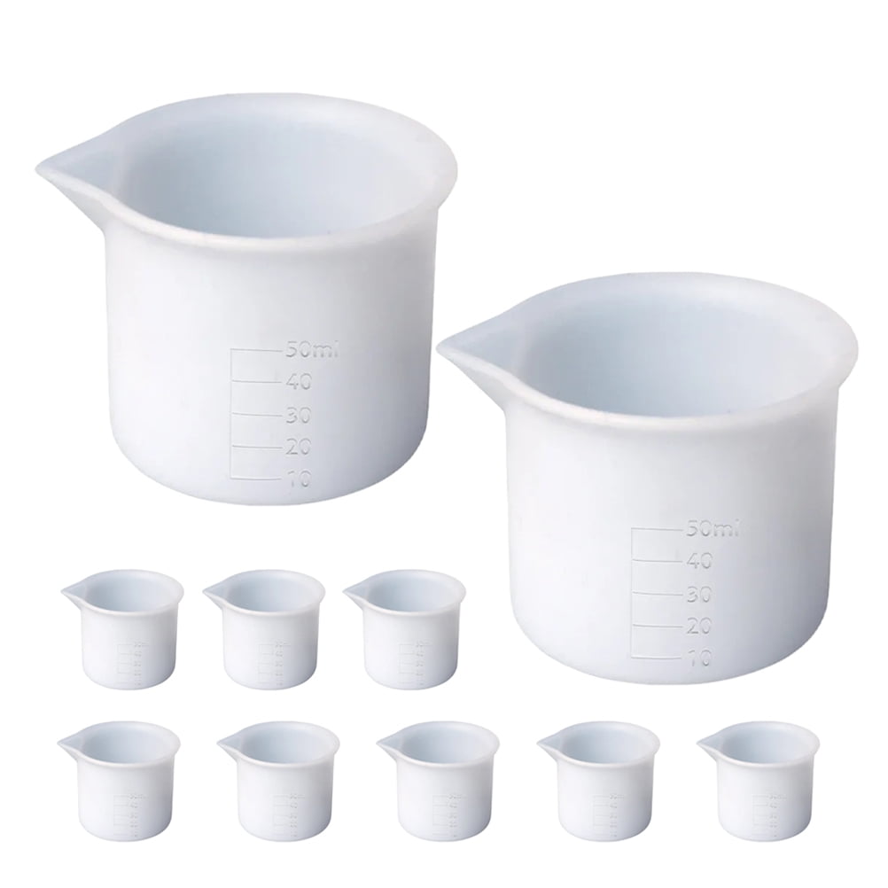 HOMEMAXS 12 Pcs Graduated Milliliter Silicone Measuring Cup - Walmart.com