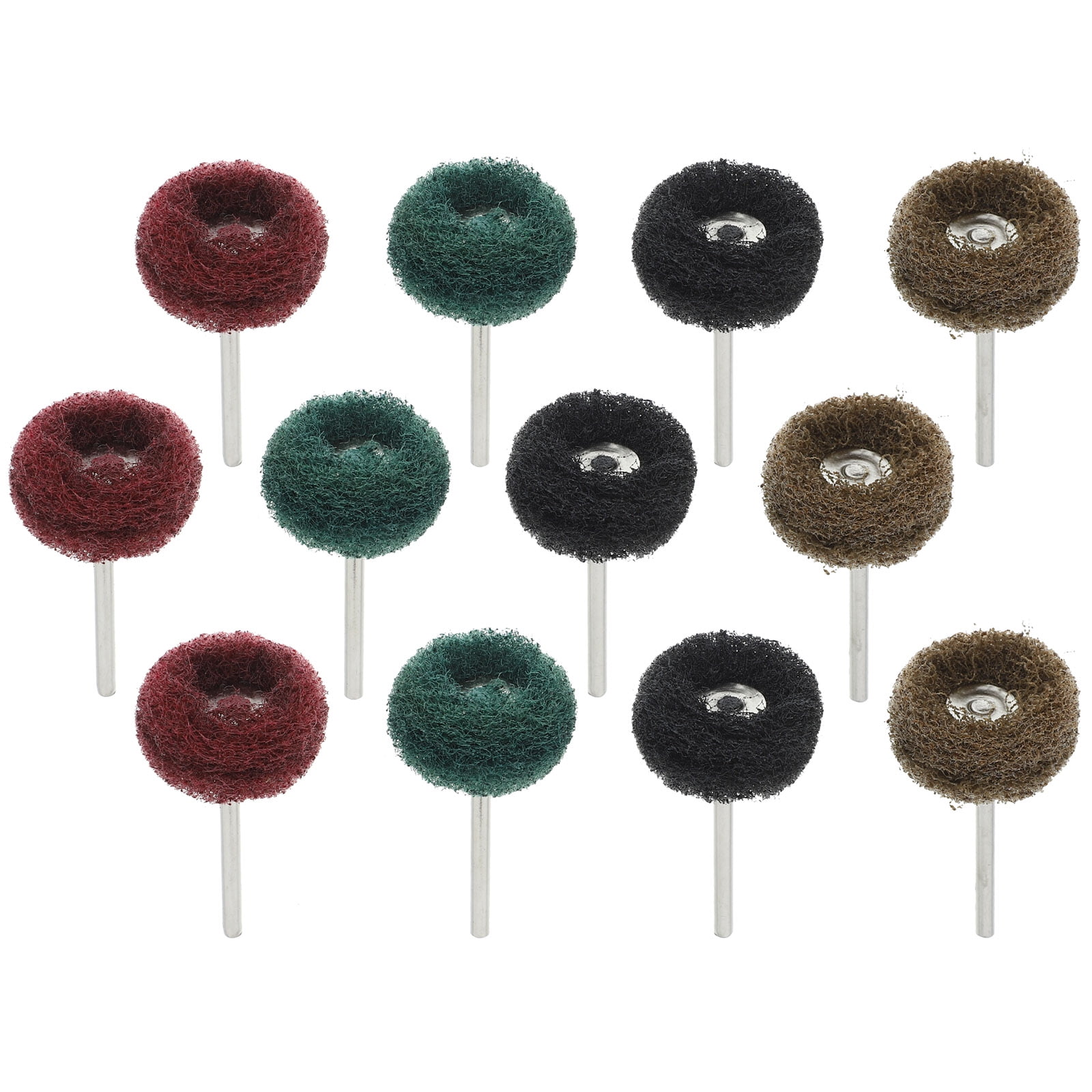 HOMEMAXS 12 Pcs Grinding Wheel Head Polishing for Drill Scouring Pad ...