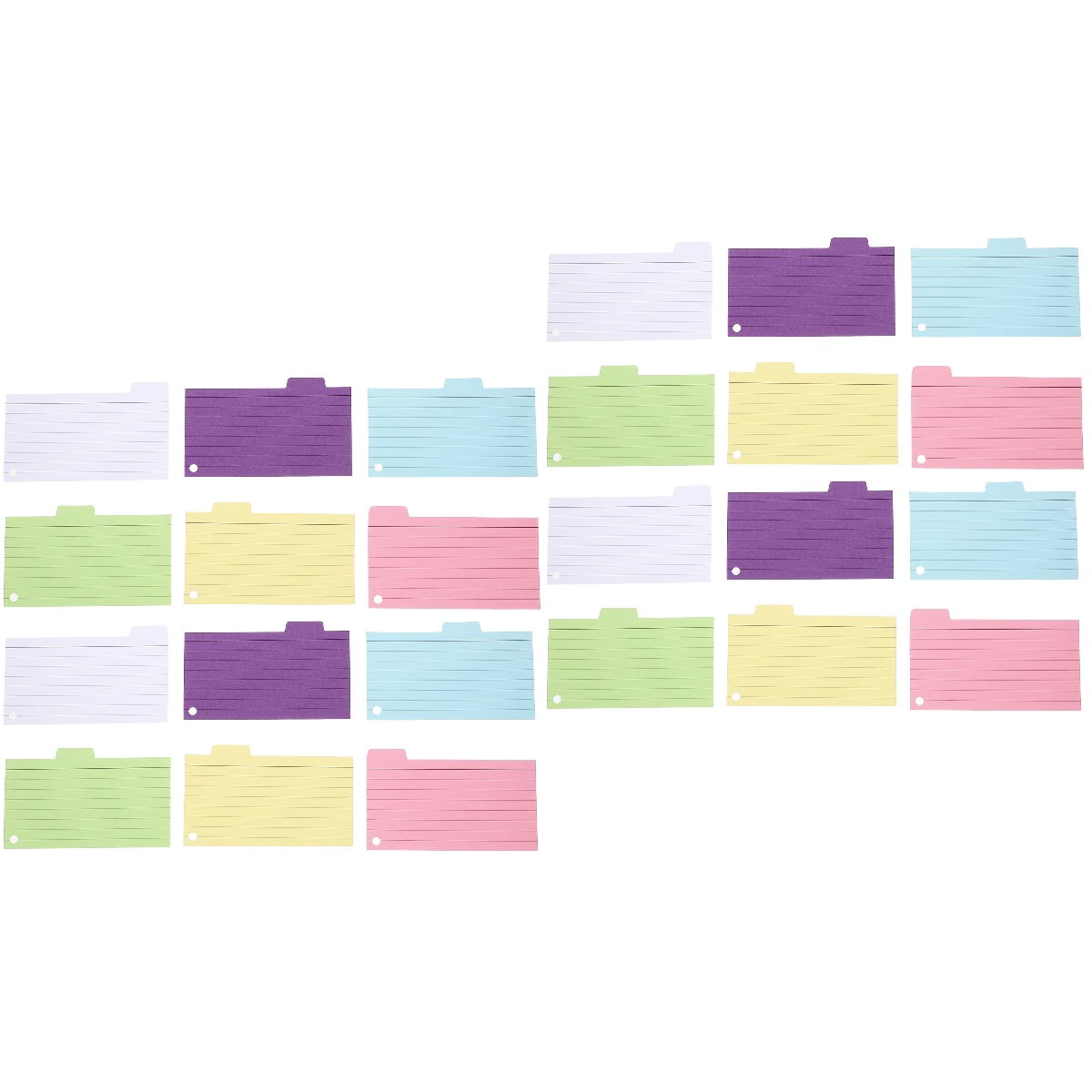 HOMEMAXS 12 Pcs Index Cards Small Notepads Speech Cards Note Study ...