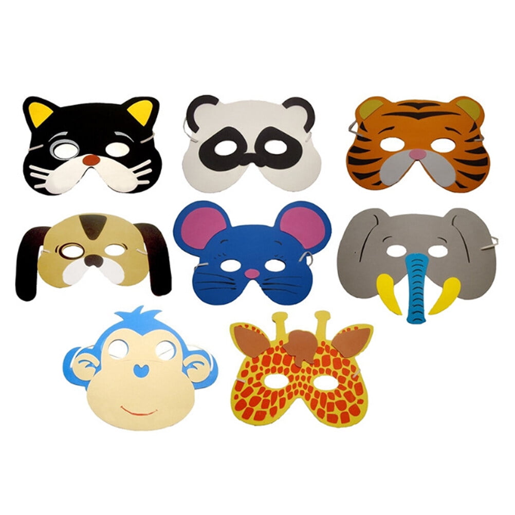 HOMEMAXS 12 Pcs Kids Party Favor Animal Masks for Kids Child - Walmart.com