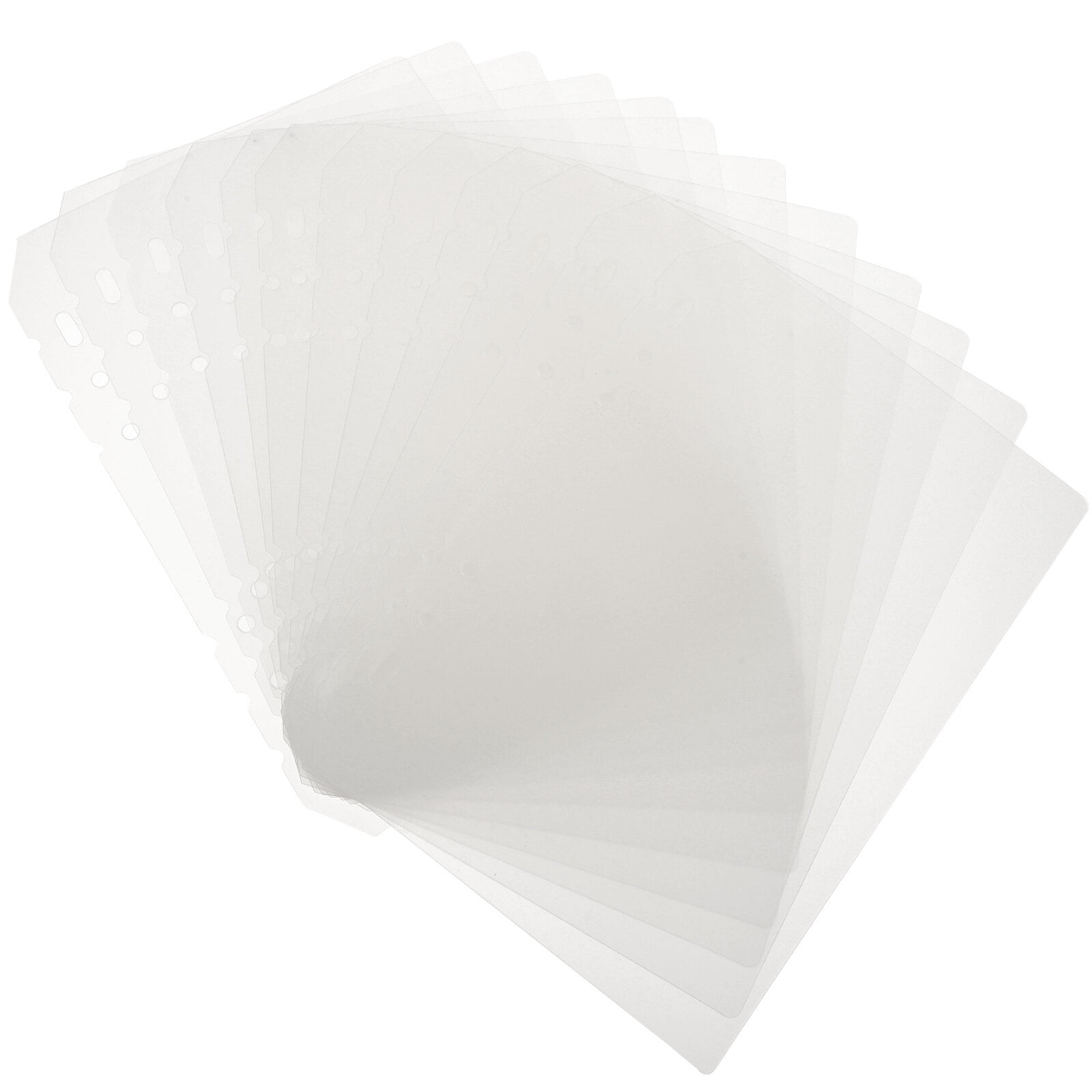 12 Pcs Labels Clear Inner Page Fence All-match Color Dividers - Walmart.com