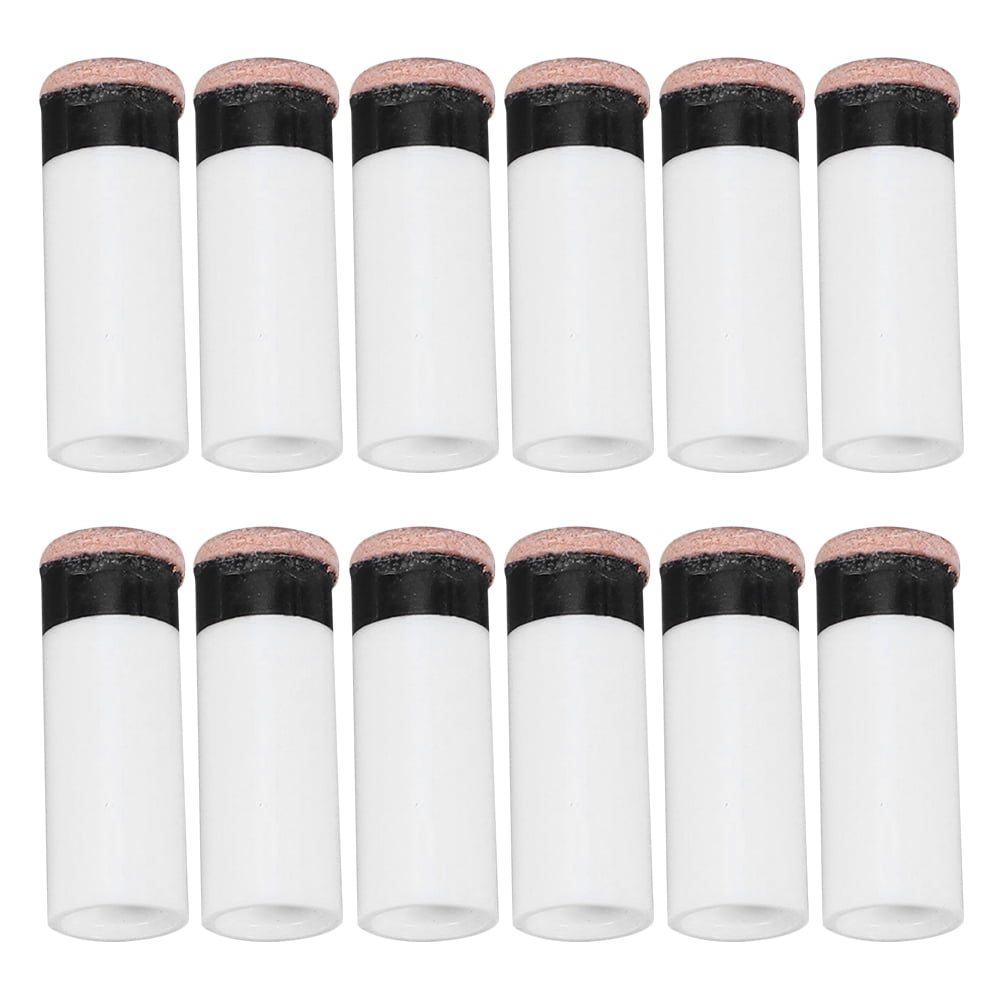 BEADCEST Pool Cue Tips Replacement Kit White 12Pcs 1.38X0.47X0.47In ...