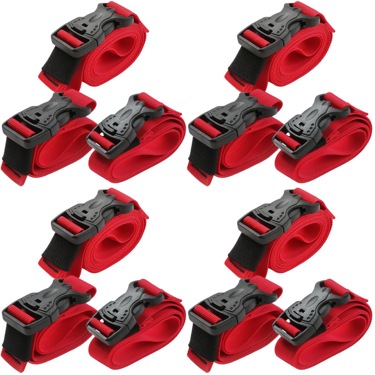 HOMEMAXS 12 Pcs Luggage Straps Nylon Fixing Straps Cargo Fixing Strap ...