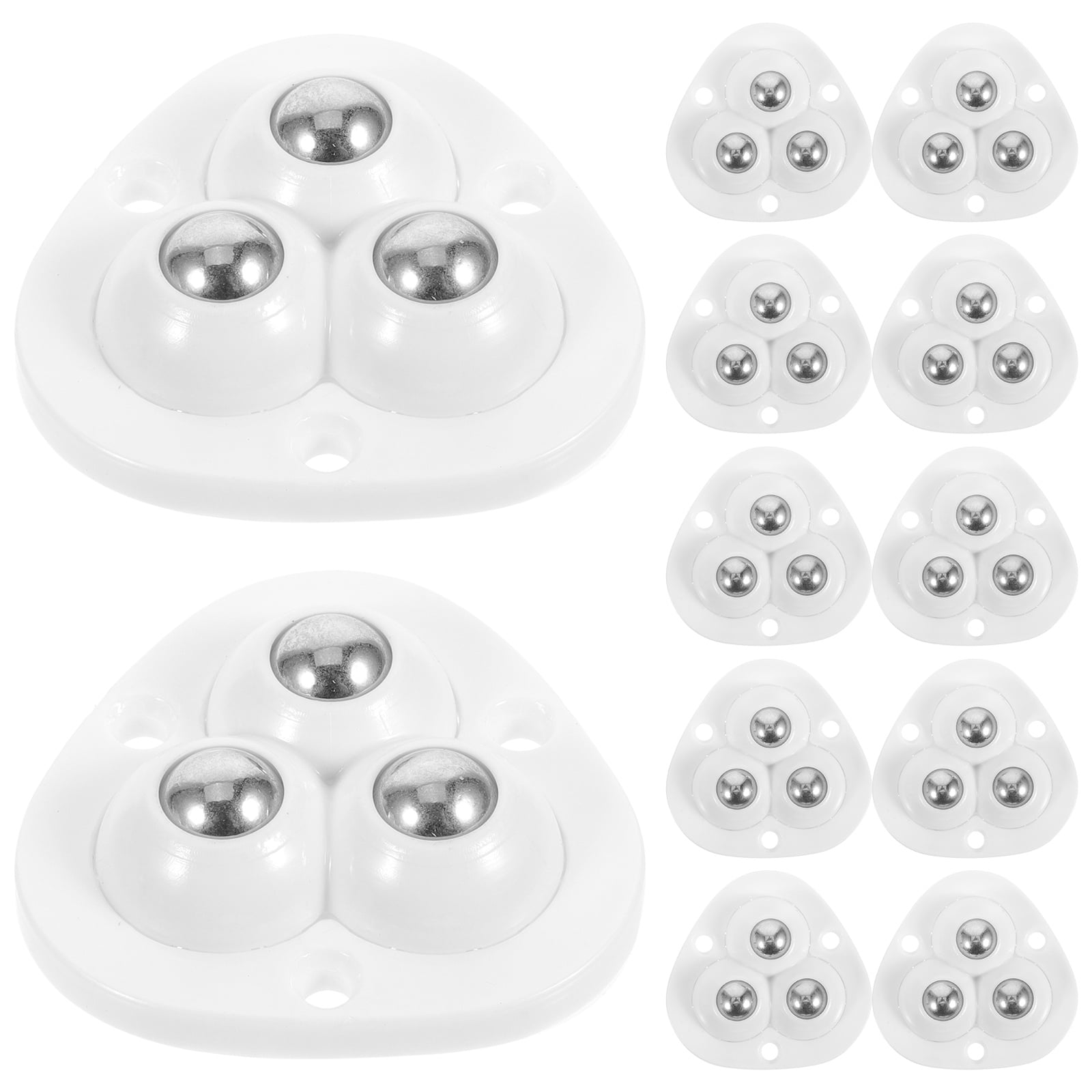 12 Pcs Mini Caster Wheels for Appliances Small Casters Trash Can ...