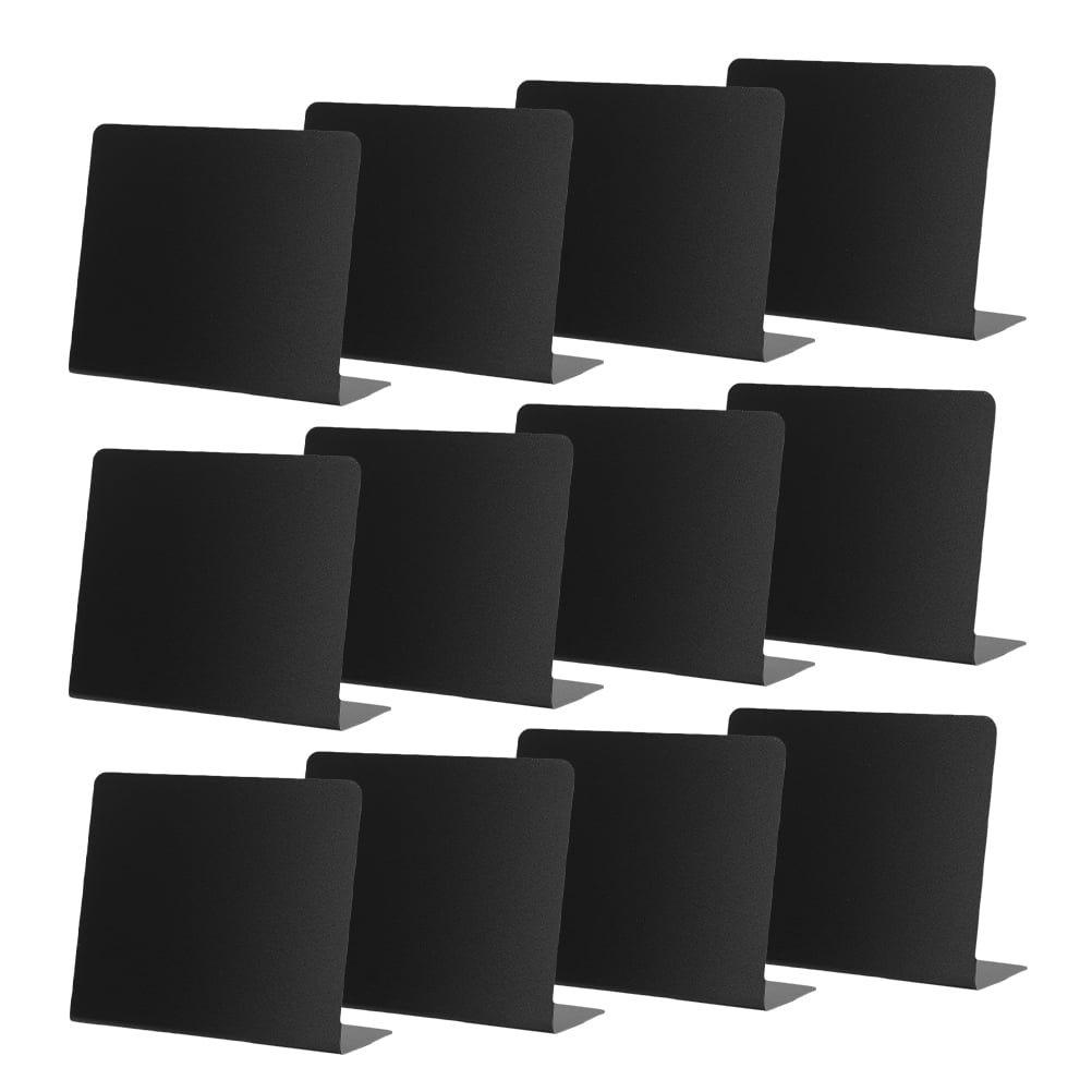HOMEMAXS 12 Pcs Mini Chalkboard Signs Small Price Tag Holder - Walmart.com