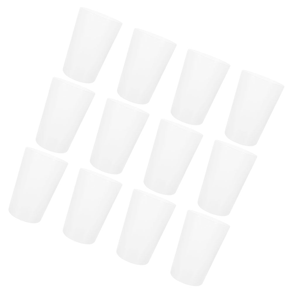HOMEMAXS 12 Pcs Multi Simple Transparent Dental Cup Travel 11.20X7.60X7 ...