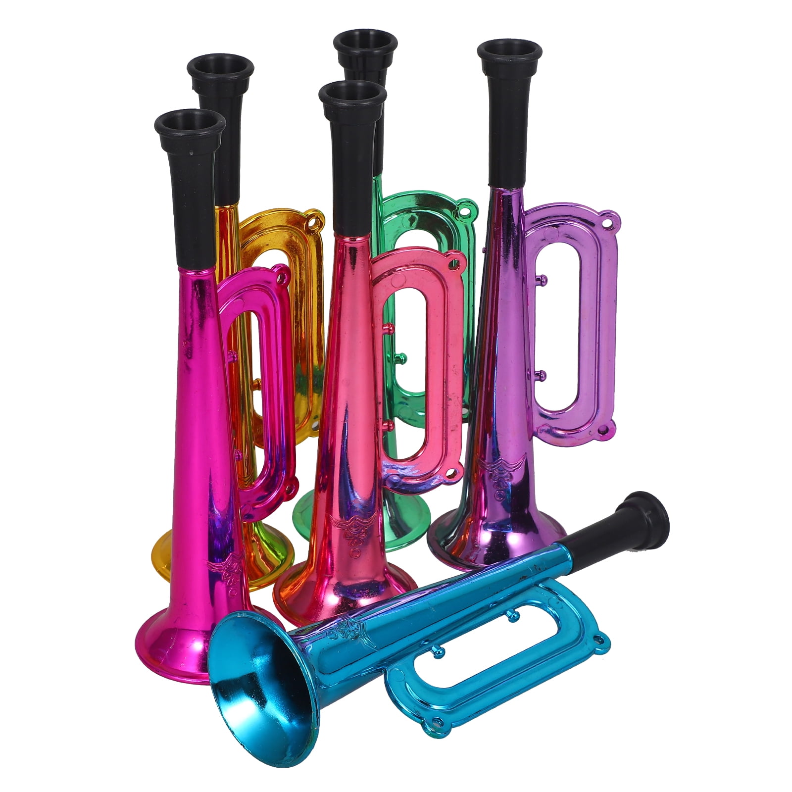 Plastic Musical Instruments Kids Trumpet Horn for Parties and Events 12 ...