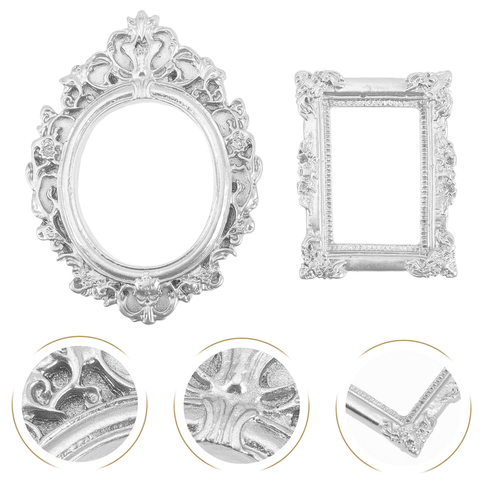 HOMEMAXS 12 Pcs Ornate DIY Decoration Small Photo Frames Office ...