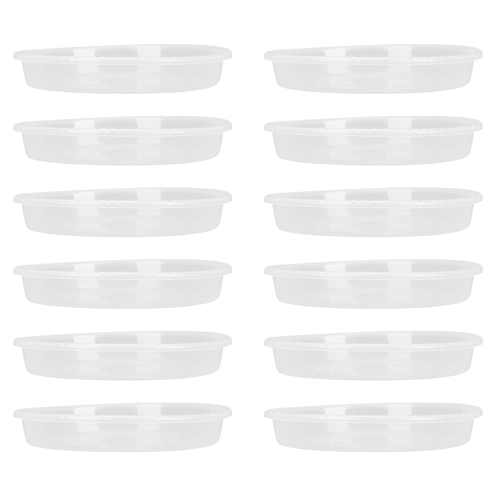 HOMEMAXS 12 Pcs Planter Saucer Flower Pot Chassis Flower Pot Tray ...