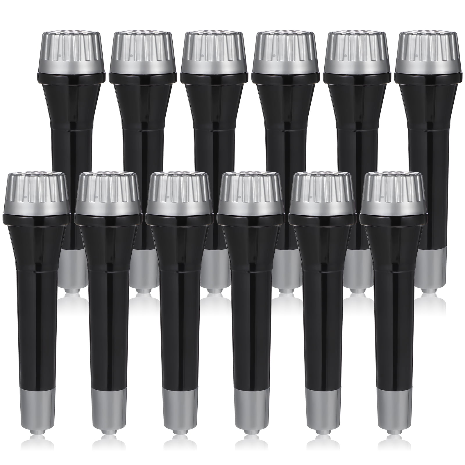 HOMEMAXS 12 Pcs Prop Microphone Pretend Play Blow up Microphones Toy ...