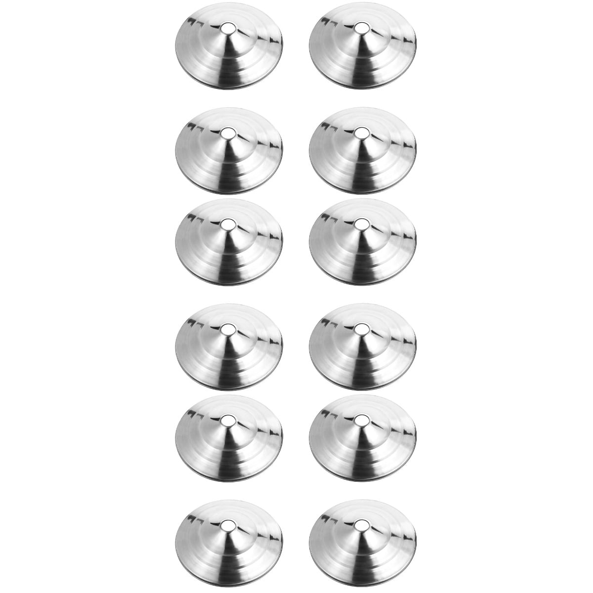 HOMEMAXS 12 Pcs Round Flagpole Bases Stainless Steel Flag Pole Brackets ...