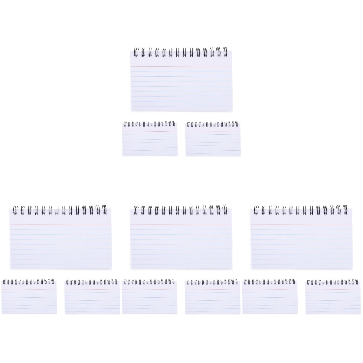 HOMEMAXS 12 Pcs Small Notepads Small Index Card with Rings Pocket Note ...