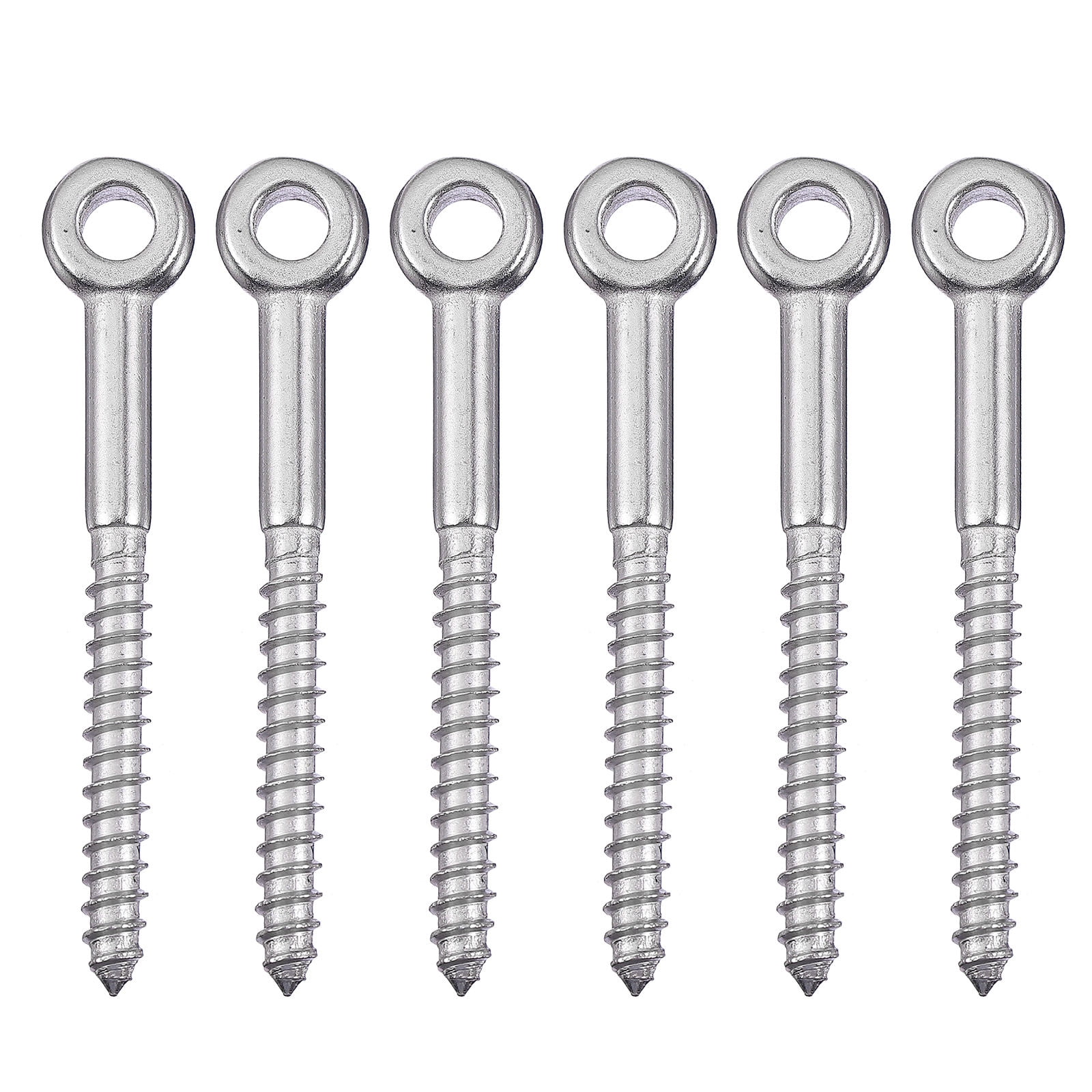 HOMEMAXS 12 Pcs Stainless Steel Eye Screws Heavy Duty Eye Screws Thread ...