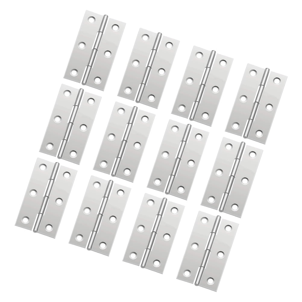 HOMEMAXS 12 Pcs Stainless Steel Hinge Heavy Pivot Hinges for Cabinet ...