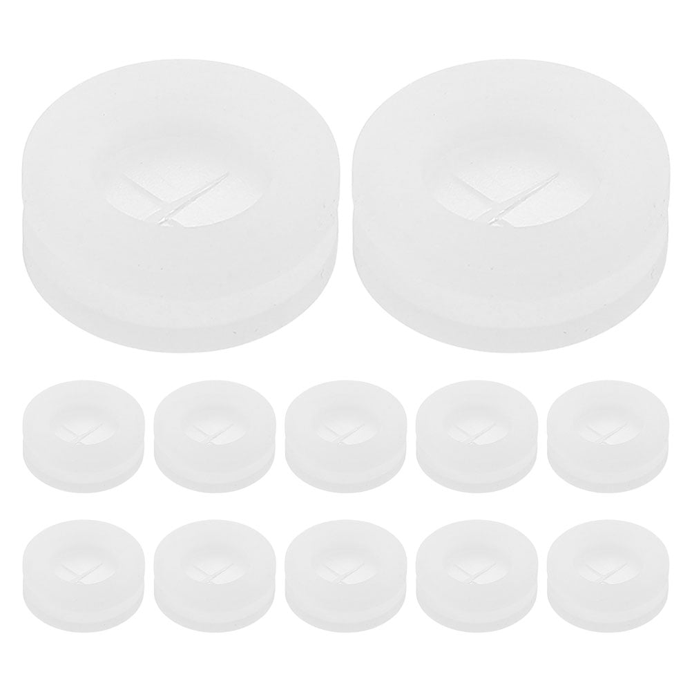 HOMEMAXS 12 Pcs Straw Straw Jar Straw Silicone Straw Hole Plug 1.70X1 ...