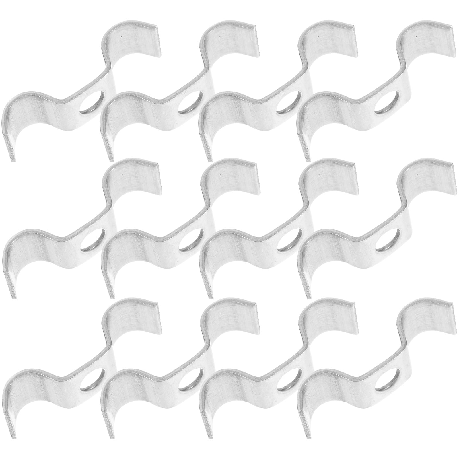 HOMEMAXS 12 Pcs Tube Clamps Heavy Duty Tension Valve Hose Pipe Garden ...