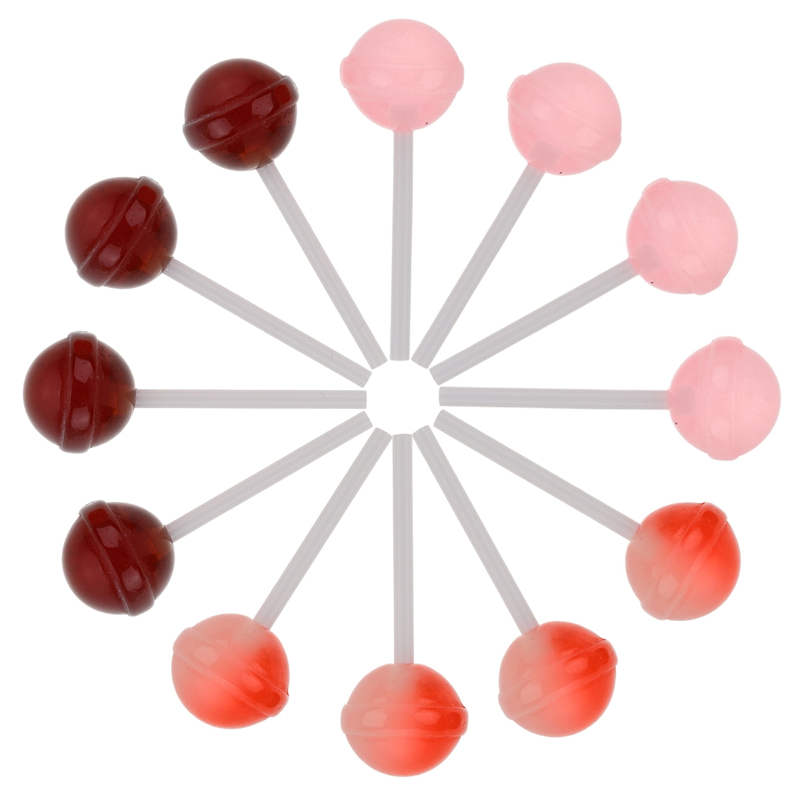HOMEMAXS 12 Pcs Wedding Party Lollipop Prop Fake Candy Props Photo ...