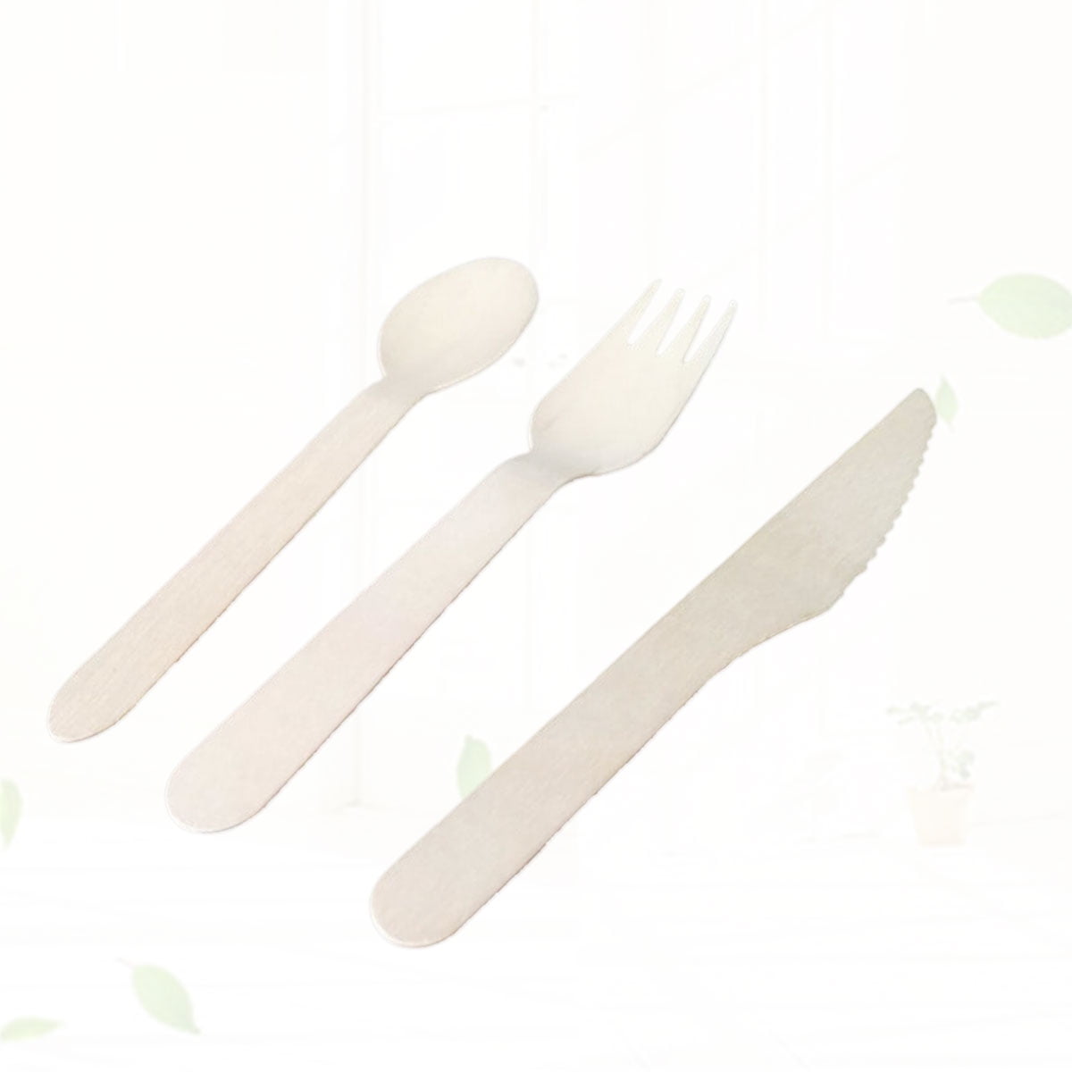 HOMEMAXS 12 Set Ergonomic Cutlery Design Biodegradable Cutlery Set ...
