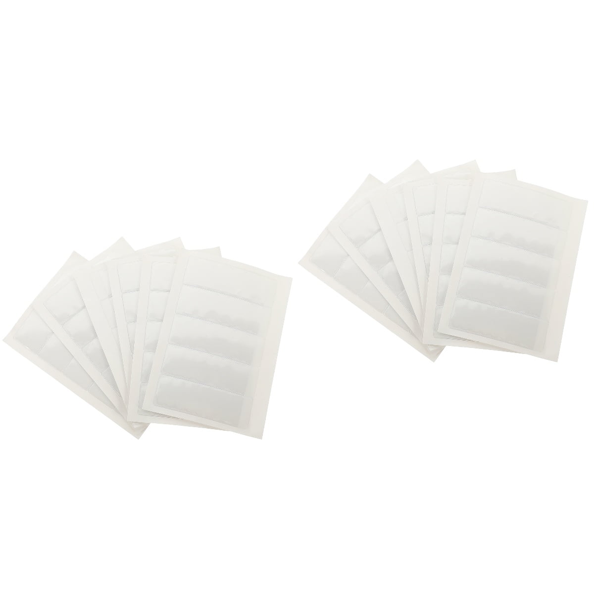 HOMEMAXS 12 Sheets Adhesive Index Card Pockets with Cards Transparent ...