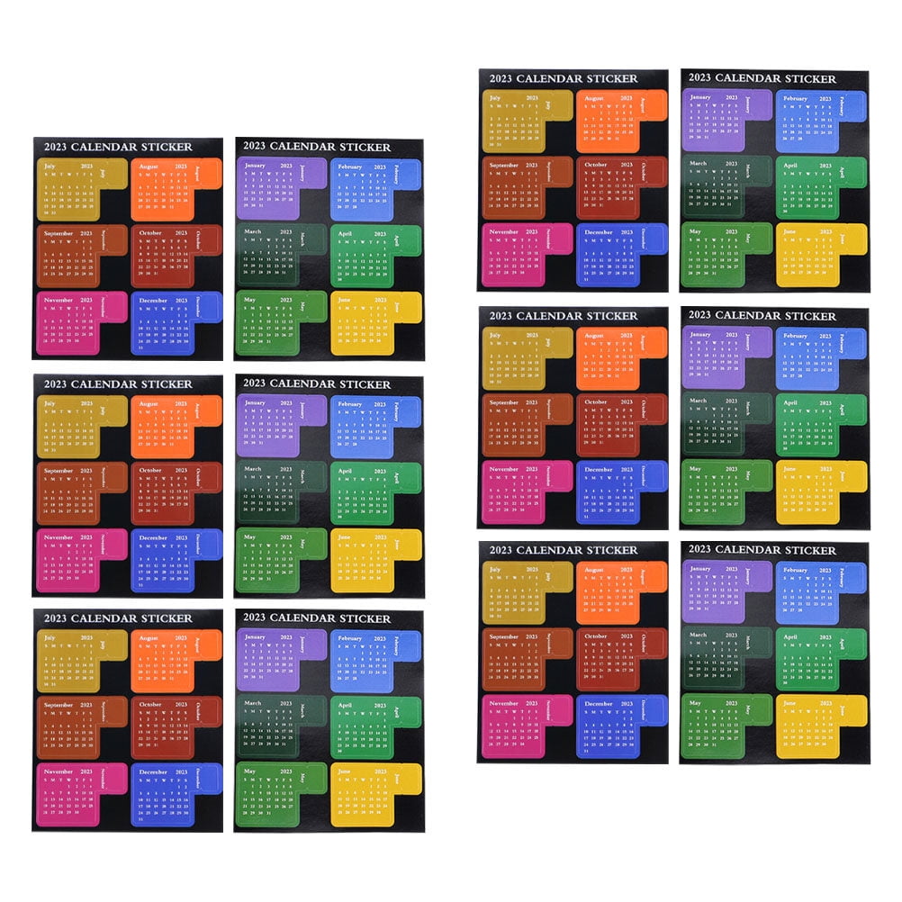 HOMEMAXS 12 Sheets Monthly Calendar Tabs for Planner Index Sticker ...