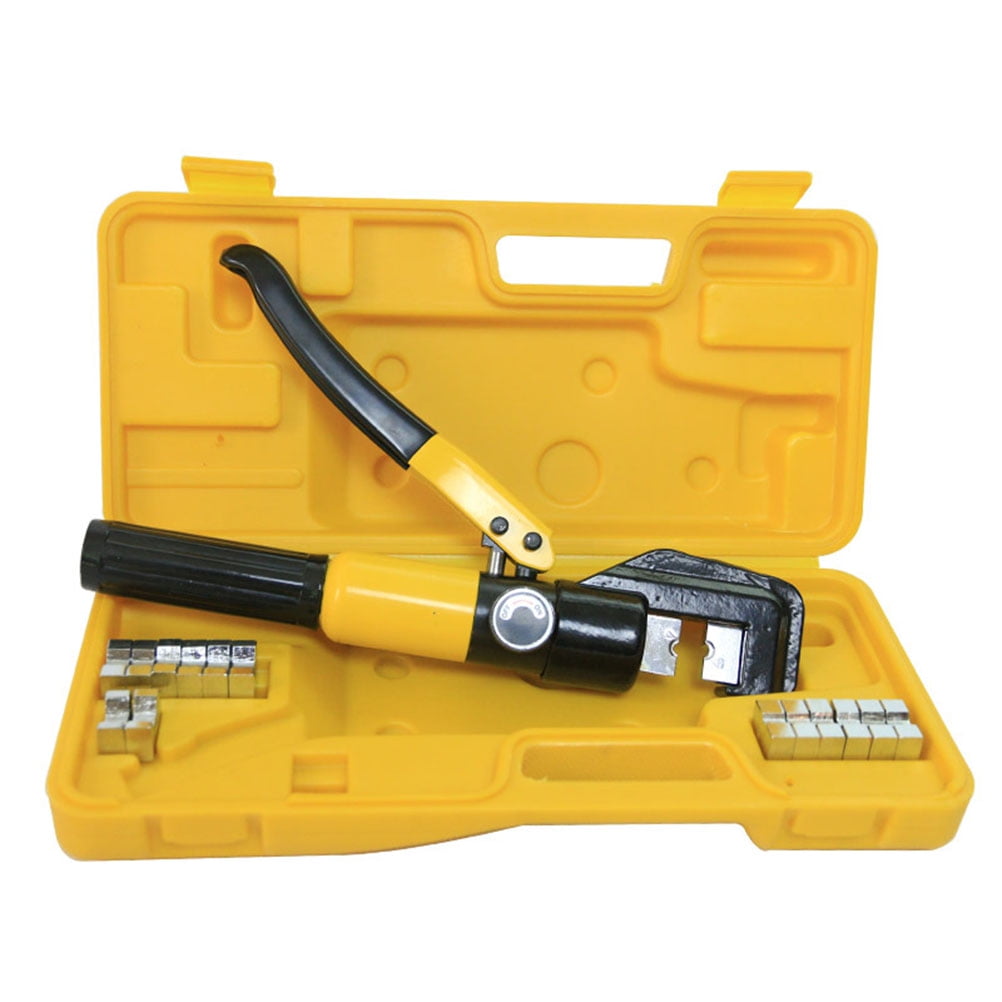 HOMEMAXS 12 Tons Hydraulic Wire Battery Cable Lug Terminal Crimper ...