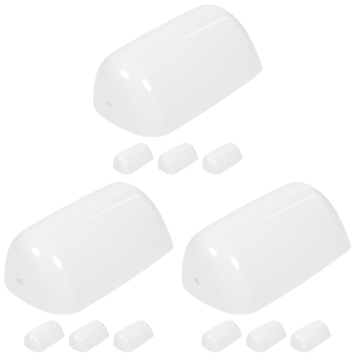 HOMEMAXS 12 pcs Bankers Lamp Replacement Shades Lamp Cover Vintage ...