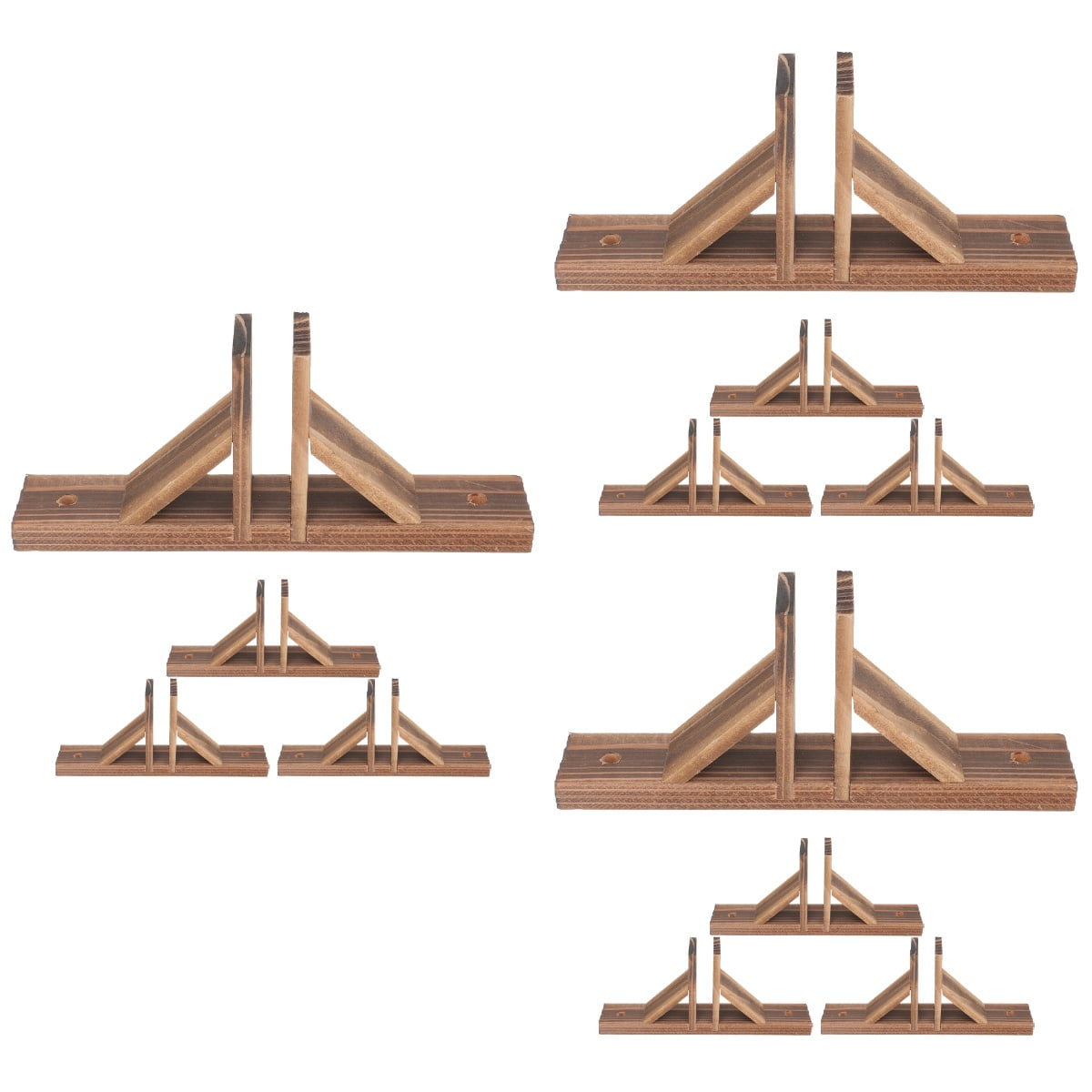 HOMEMAXS 12 pcs Fence Base Garden Border Edging Fence Support for ...