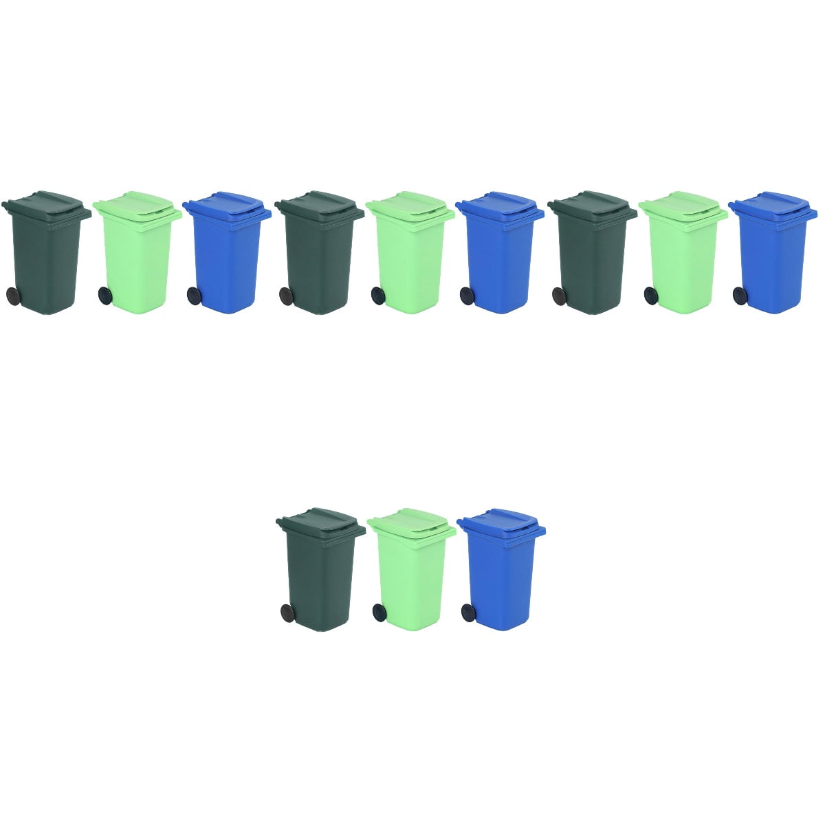 HOMEMAXS 12 pcs Multi-function Mini Desktop Trash Can Desktop Waste ...