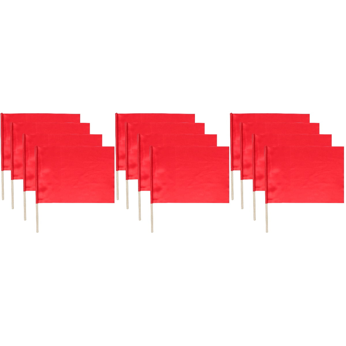 HOMEMAXS 12 pcs Referee Flag Flags Race Conducting Flags Hand Flags ...