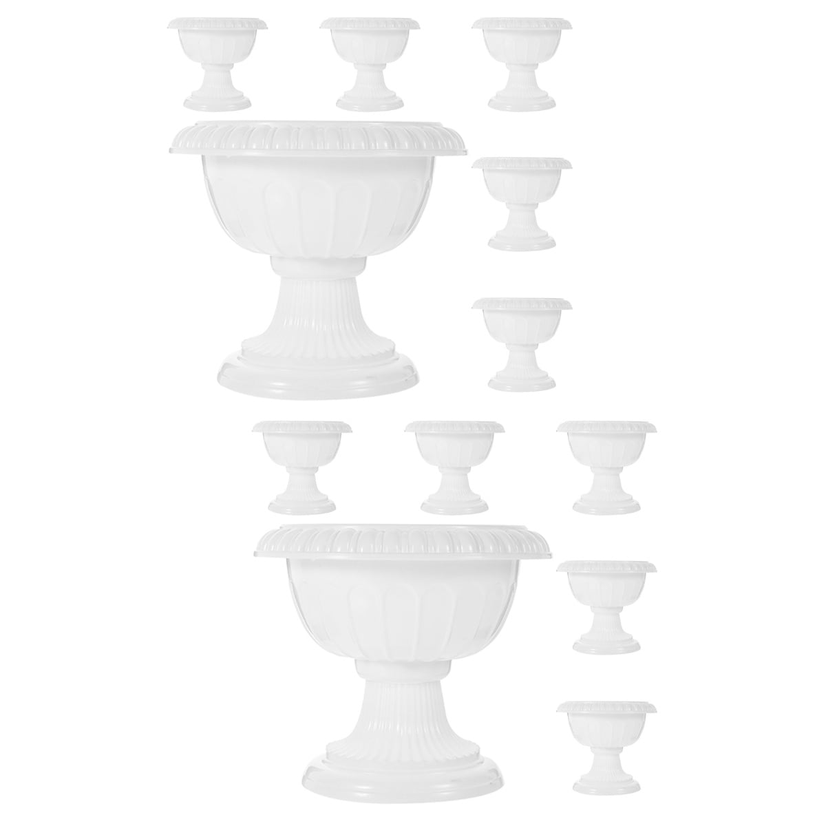 HOMEMAXS 12 pcs Roman Style Planter Desktop Roman Planter Garden ...