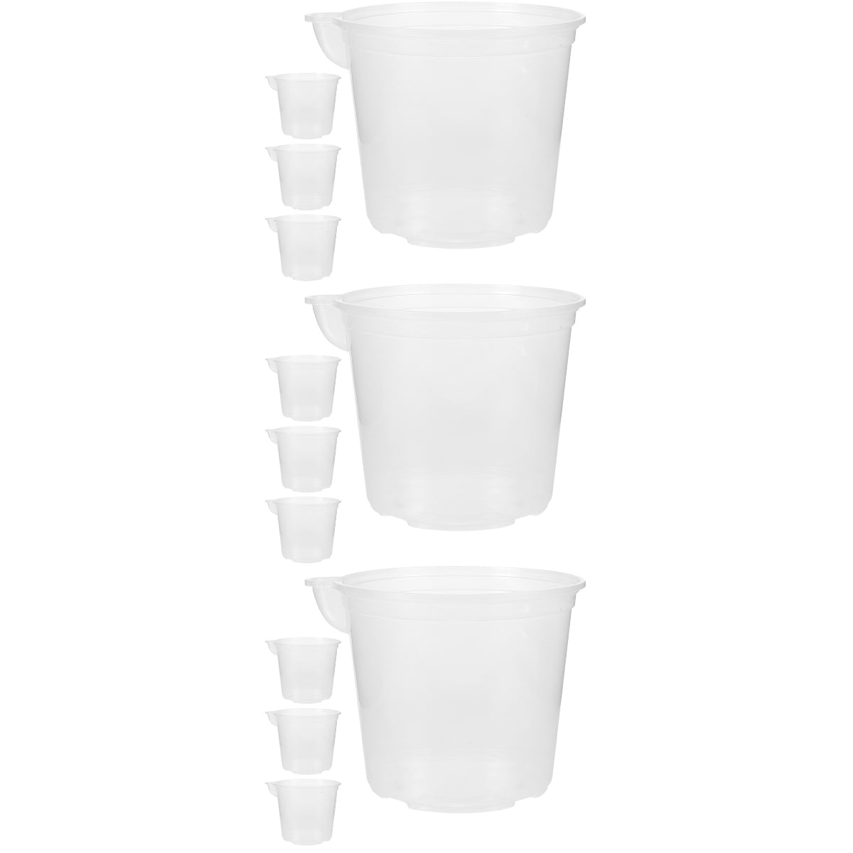 HOMEMAXS 12 pcs Self-Watering Planter Indoor Plants Flowerpot Modern ...